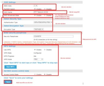 Cấu hình cài đặt modem wifi FPT G97RG6M & AC1000F - Mạng FPT