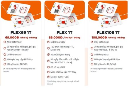 Bảng giá Sim FPT mạng di động ảo khuyến mãi mới nhất 2025