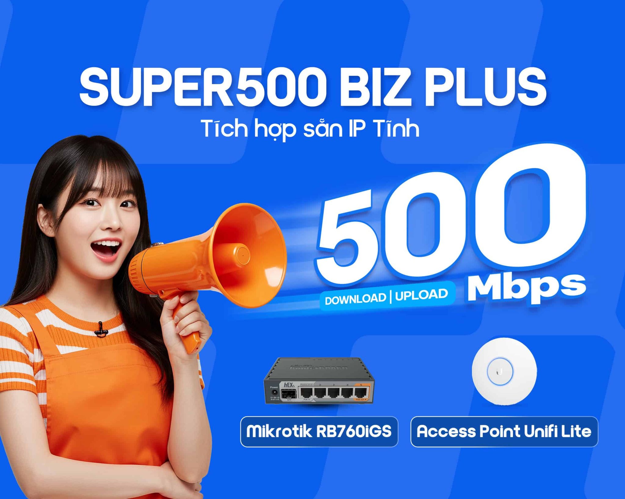 Super 500 Biz Plus FPT - Giải pháp tối ưu cho doanh nghiệp nhỏ và vừa - Mạng FPT